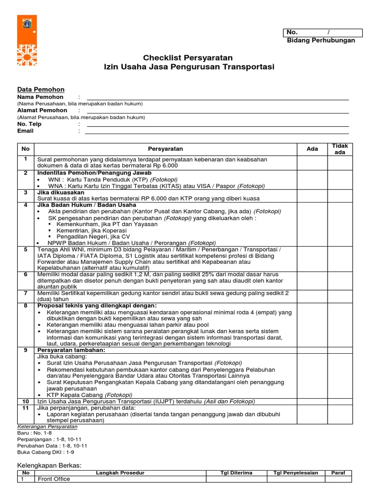 Persyaratan SIUJPT PDF | PDF