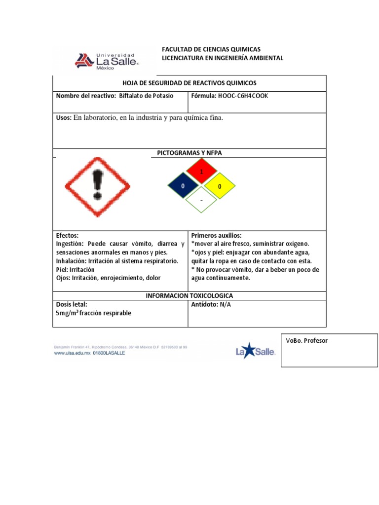 Biftalato de Potasio | PDF