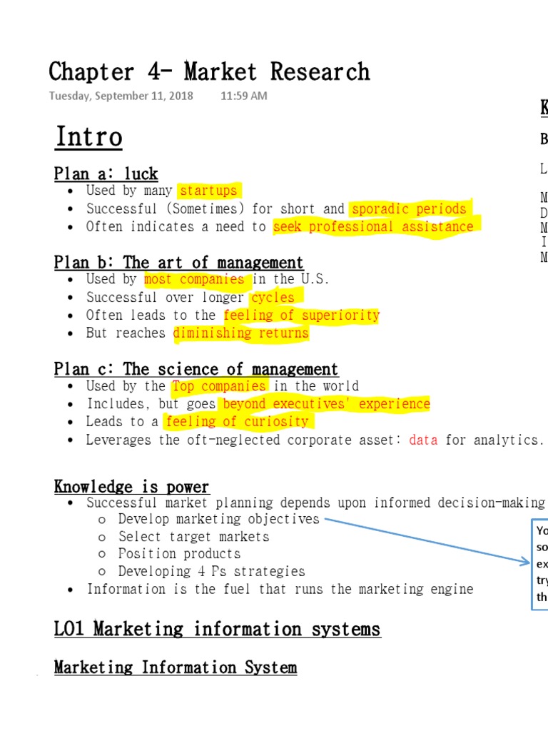 Chapter 4 - Market Research | Download Free PDF | Survey Methodology ...