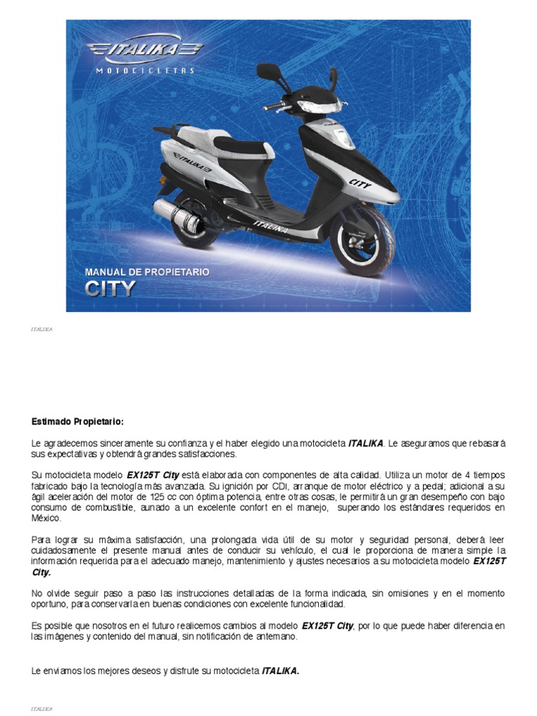 cs125 PDF | PDF | Motocicleta | Acelerador