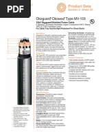 Power Cable Data Sheet | PDF | Components | Force