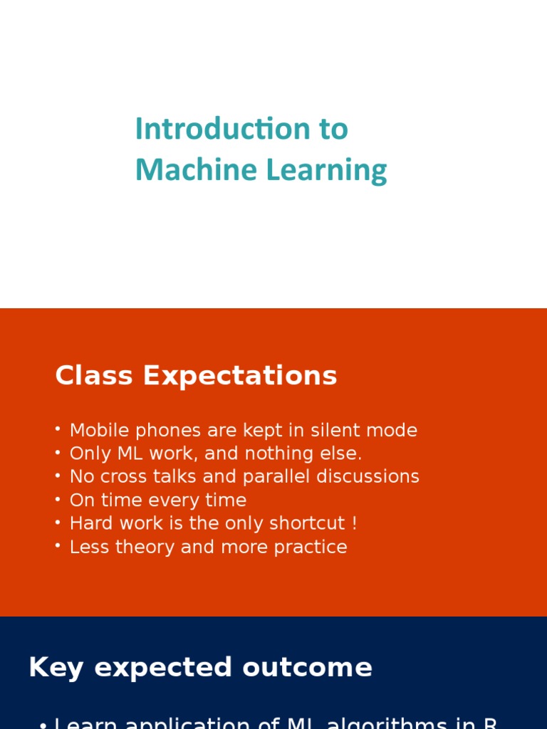 Introduction to Machine Learning | PDF | Machine Learning | Artificial ...