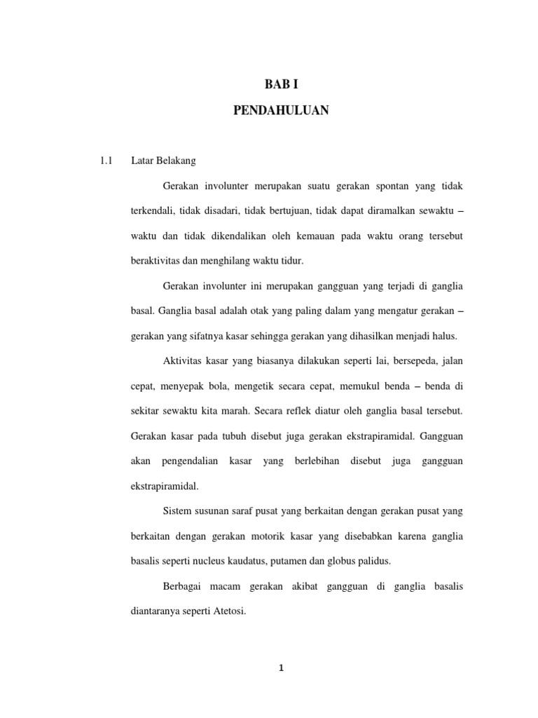 Refarat Atetosis | PDF