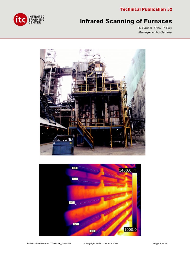 Infrared Scanning of Furnaces: Technical Publication 52 | Download Free ...
