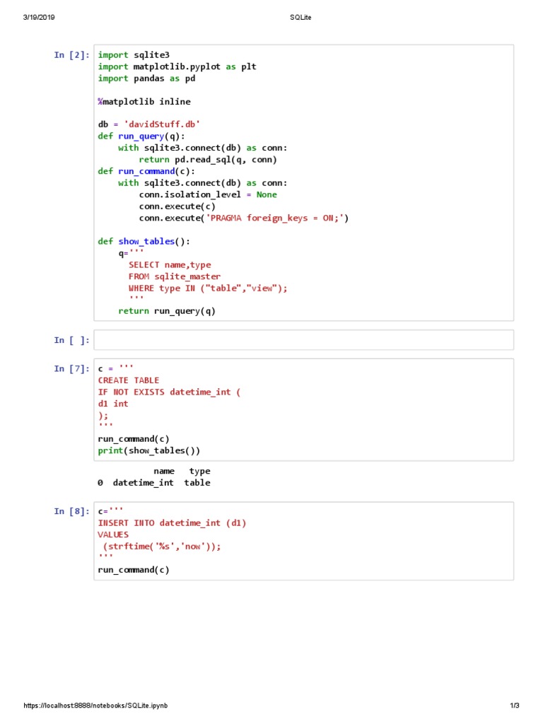 SQLite and Python | PDF | Free Software | Free Content