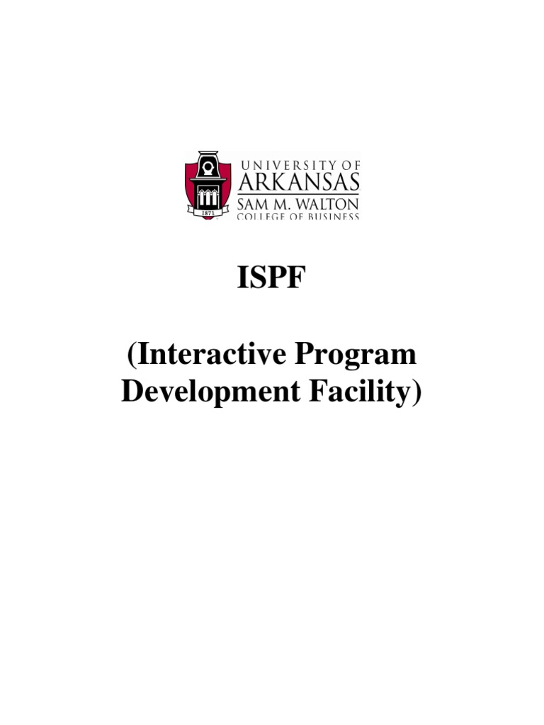 Ispf (Interactive Program Development Facility) | PDF | System Software | Computing