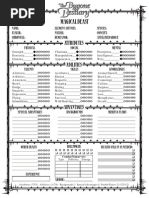 Character Sheet: Mage (Revised Edition) | PDF | Role Playing Games ...