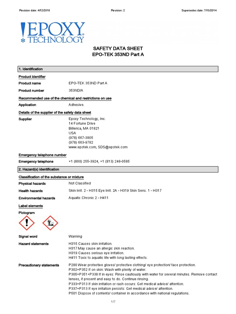 353ND Msds | PDF | Carbon Dioxide | Personal Protective Equipment