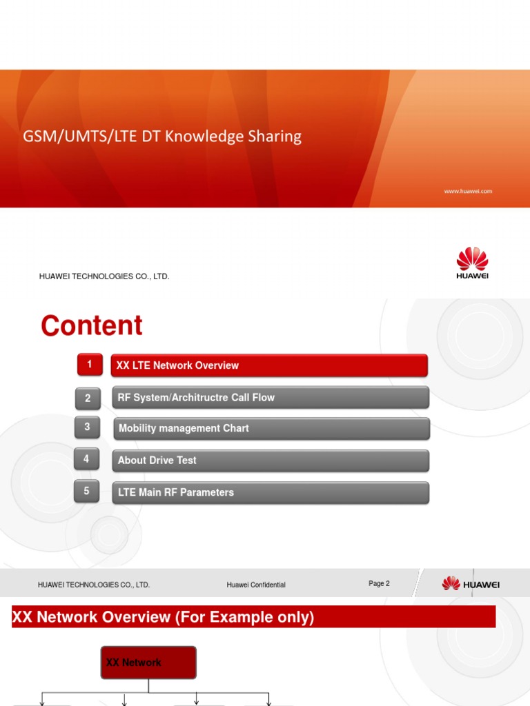 Drive Test Training Material - Huawei-14032019 | PDF | High Speed ...