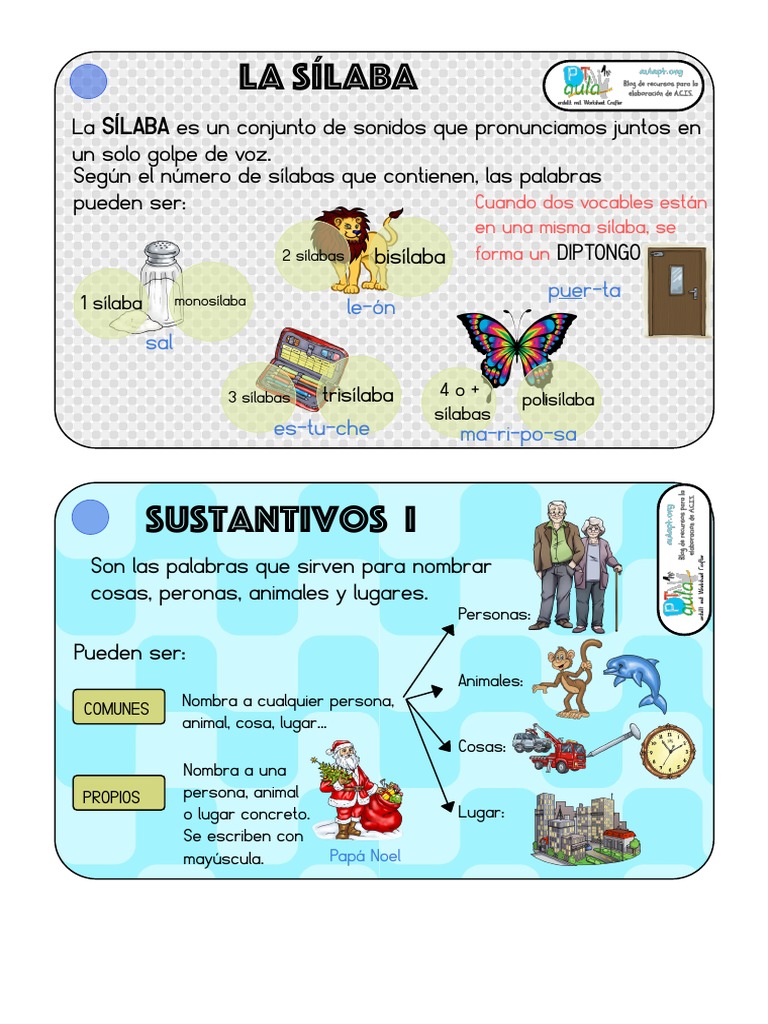 Fichas de Actividades 1 | PDF | Verbo | Sustantivo
