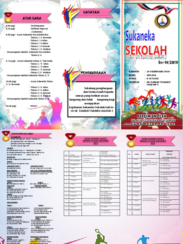 Buku Program Sukan | PDF