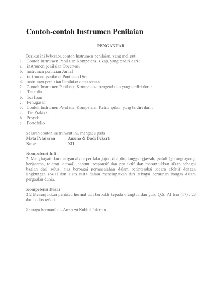 Contoh | PDF