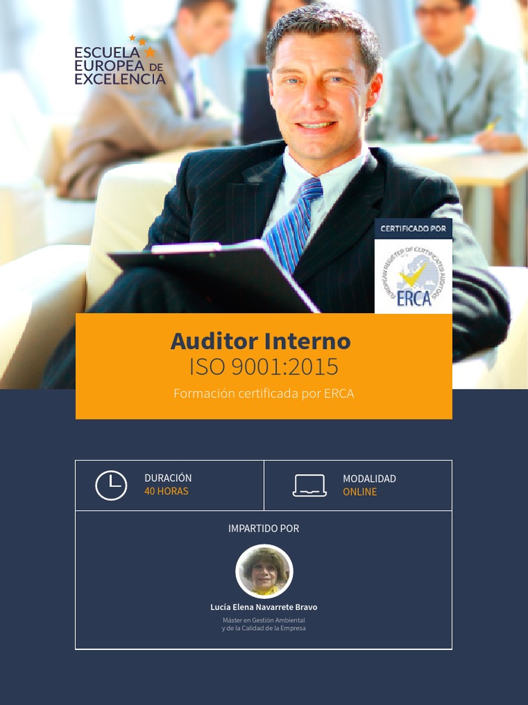 Curso Auditor Interno Iso 9001 2015 | PDF | Auditoría | Gestión de la calidad