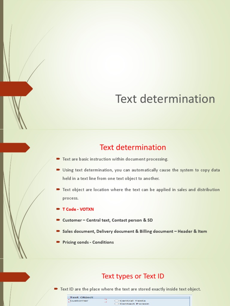 SAP SD Text | PDF | Software Engineering | Computer Programming