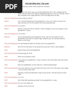 Little Red Riding Hood Play Script | PDF | Little Red Riding Hood