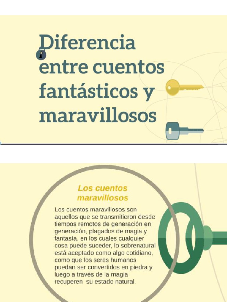 Cuento Fantastico y Maravilloso | PDF