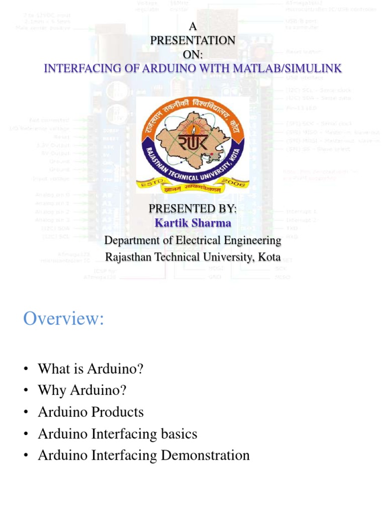 Interfacing Of Arduino With Matlab Simulink A Presentation On Pdf