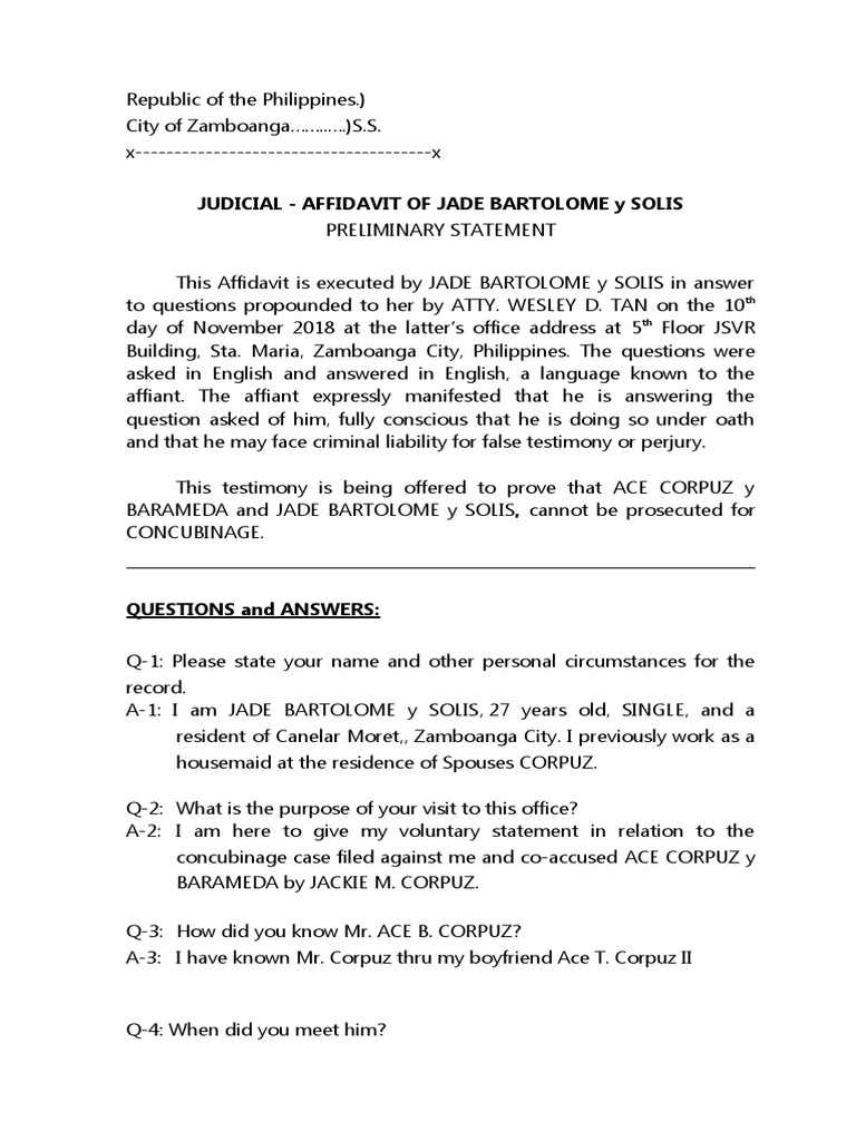 KLKL | PDF | Affidavit | Evidence