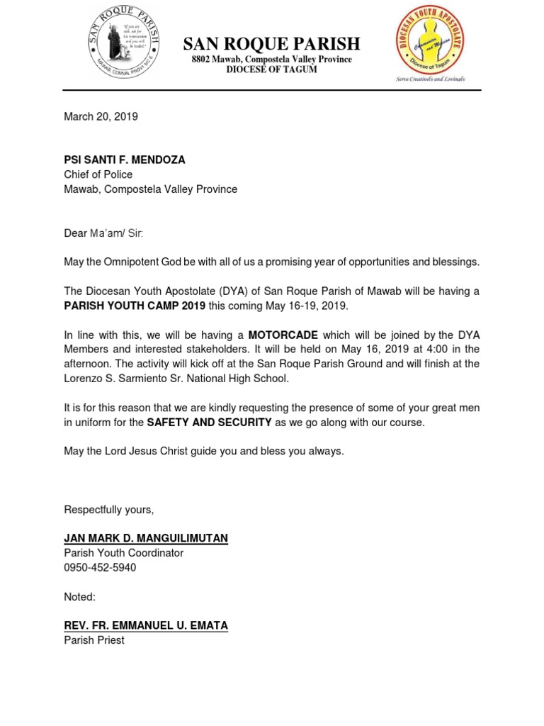 Dya Letter To Police | PDF