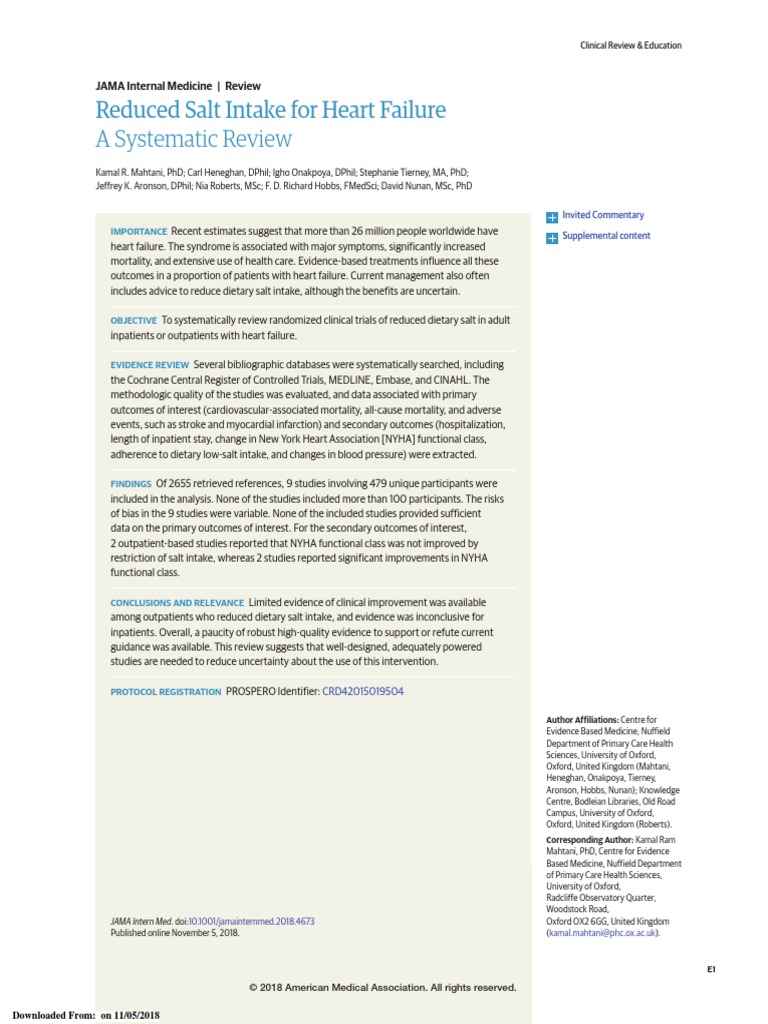 Jama Review | PDF | Heart Failure | Myocardial Infarction