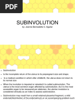 Subinvolution: Unit: IX | PDF | Postpartum Period | Midwifery