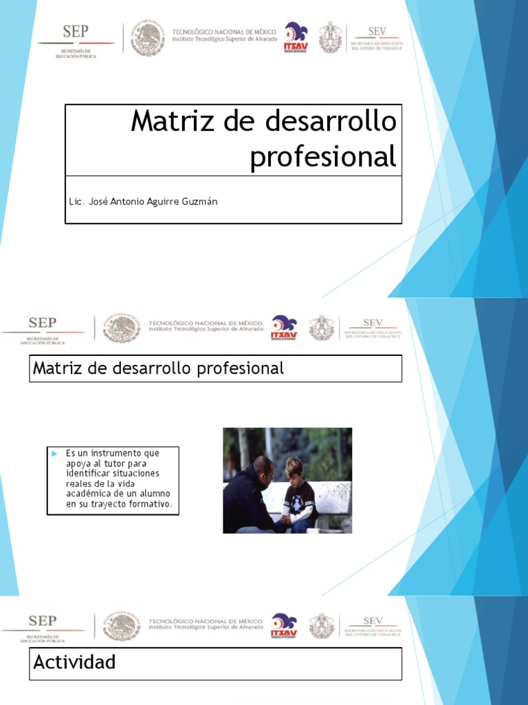 Matriz de Desarrollo Profesional | PDF | Sicología | Conceptos psicologicos