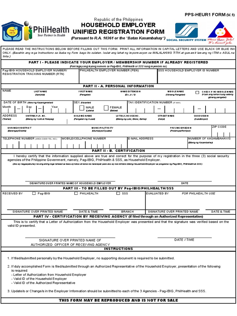 Kasambahay Forms.pdf | Employment | Government