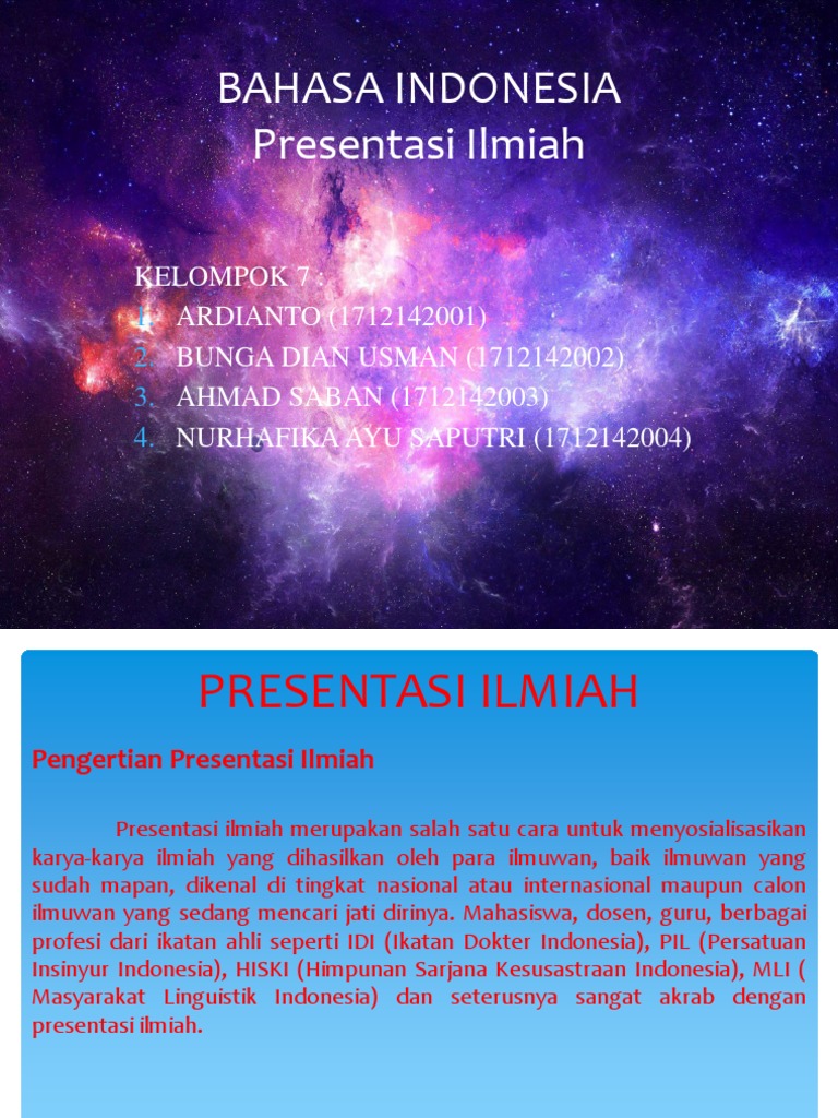 Presentasi Ilmiah Pdf