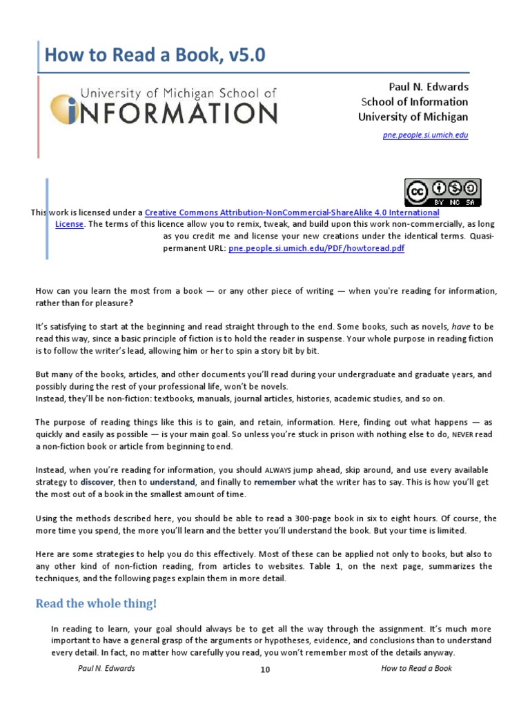 How to Read a Book for Maximum Learning: Strategies for Actively ...