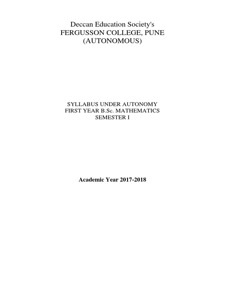 F.Y.B.sc.-Mathematics | PDF | Sequence | Function (Mathematics)