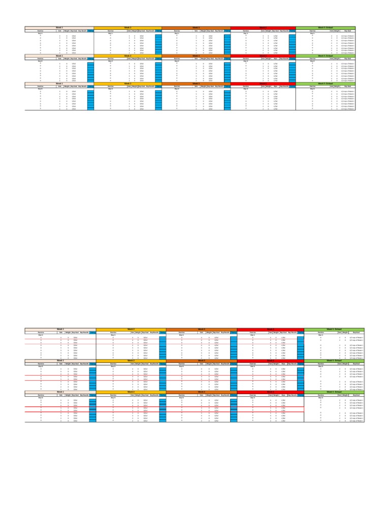 Renaissance Periodization Workout Plan | PDF | Hobbies | Athletic Sports