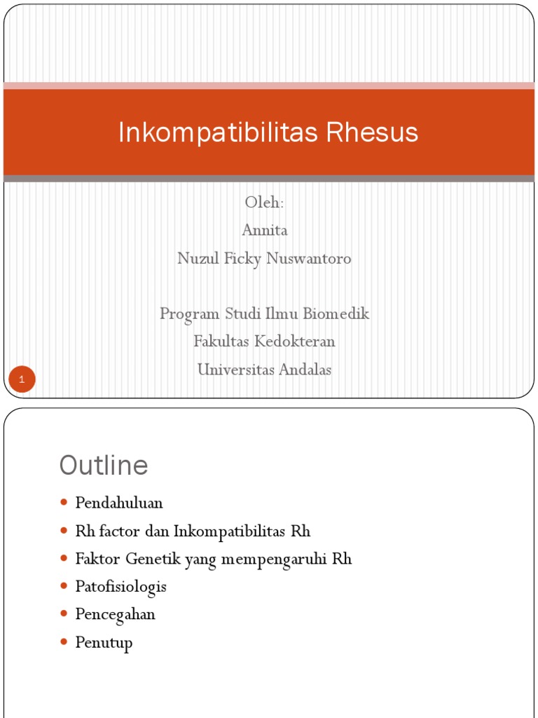 Inkompatibilitas Rhesus | PDF