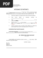 Affidavit of Commitment | PDF