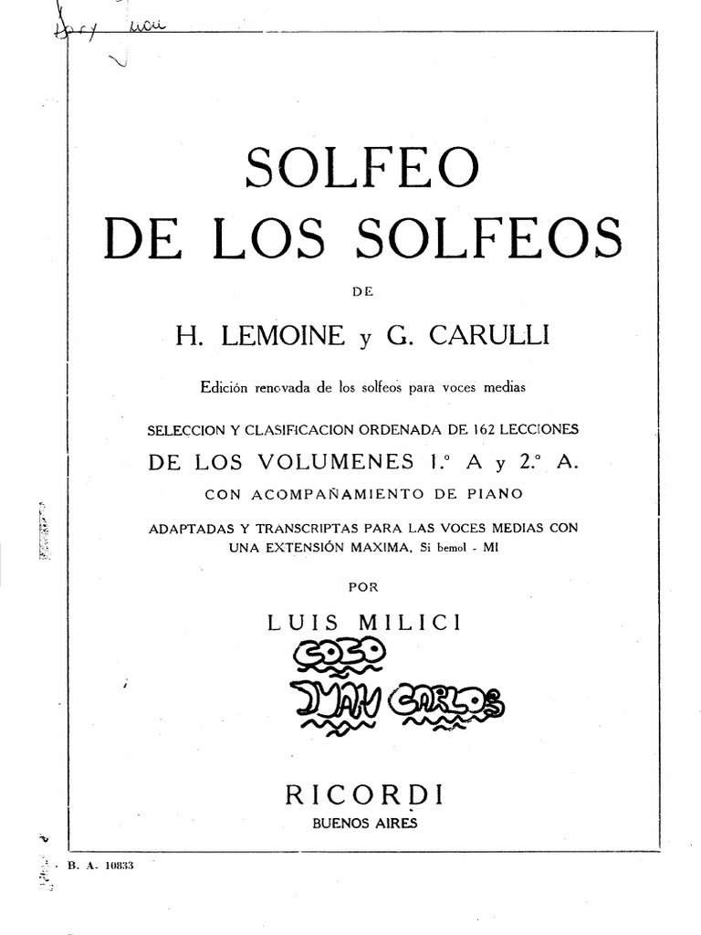 Solfeo de Los Solfeos PDF | PDF | Clave | Pitch (Música)