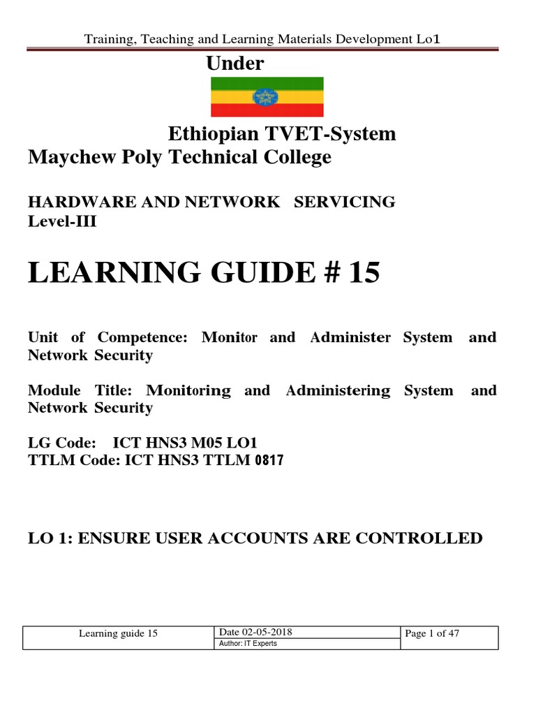 Monitor & Administer System & Network Security | PDF | Computer ...