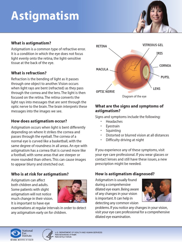 Astigmatism PDF | PDF | Eye | Sensory Organs