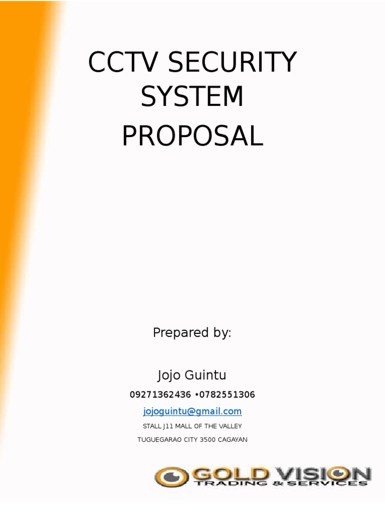 GOLD VISION (CCTV-DVR Set) | PDF | Closed Circuit Television | Media ...