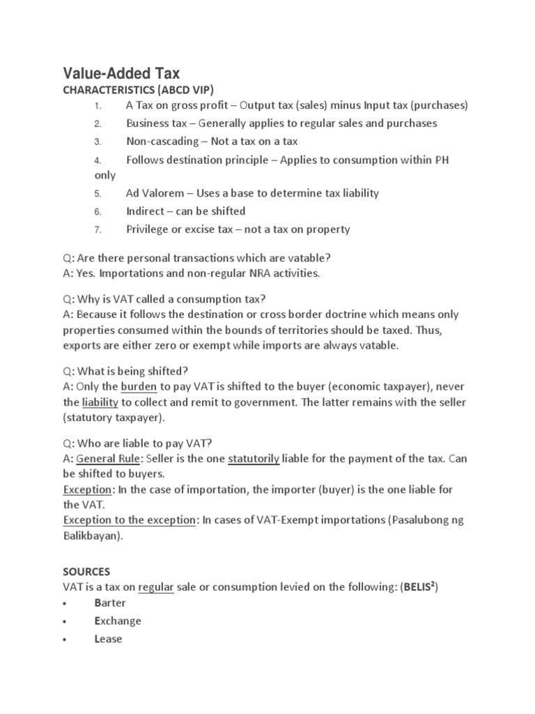 A Comprehensive Guide to Understanding Value-Added Tax (VAT) in the ...