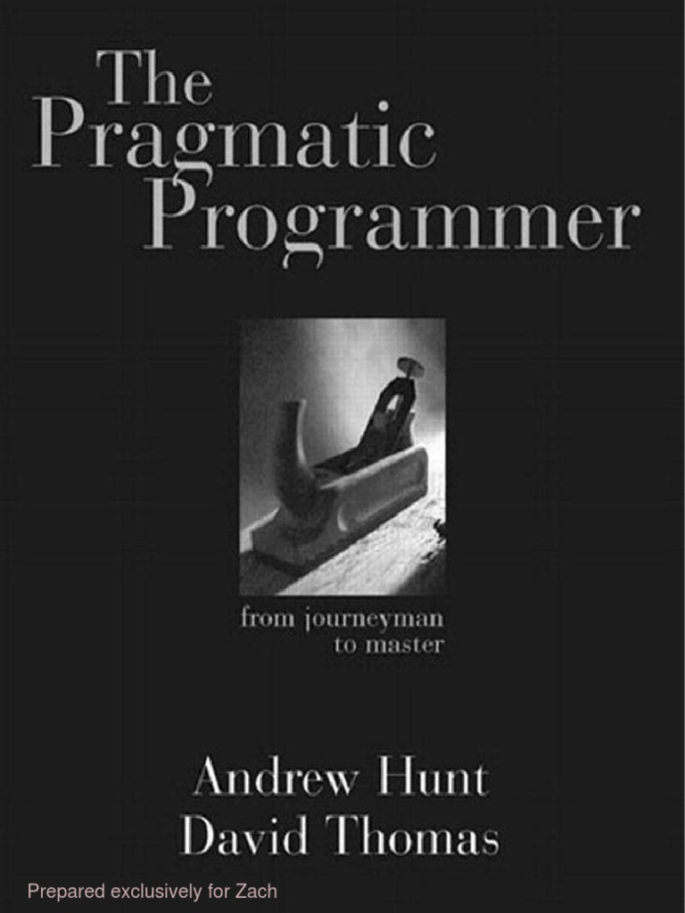The Pragmatic Programmer Pdf Pdf Programmer Computer Programming