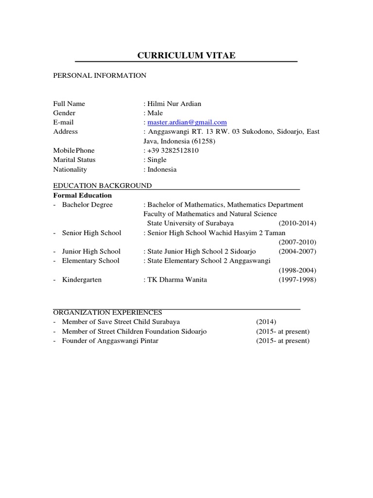 CV Seminar PDF | PDF | Behavior Modification | Cognition