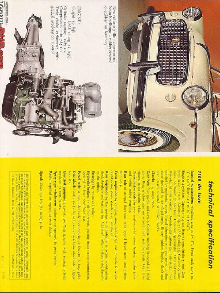Fiat Premier Padmini Brochure | PDF