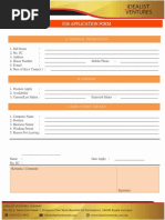 Internal Job Application Template | PDF