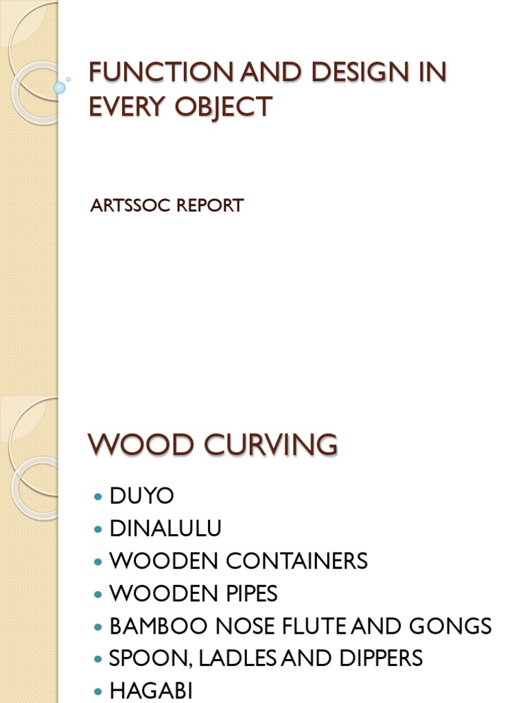 Function and Design in Every Object | PDF