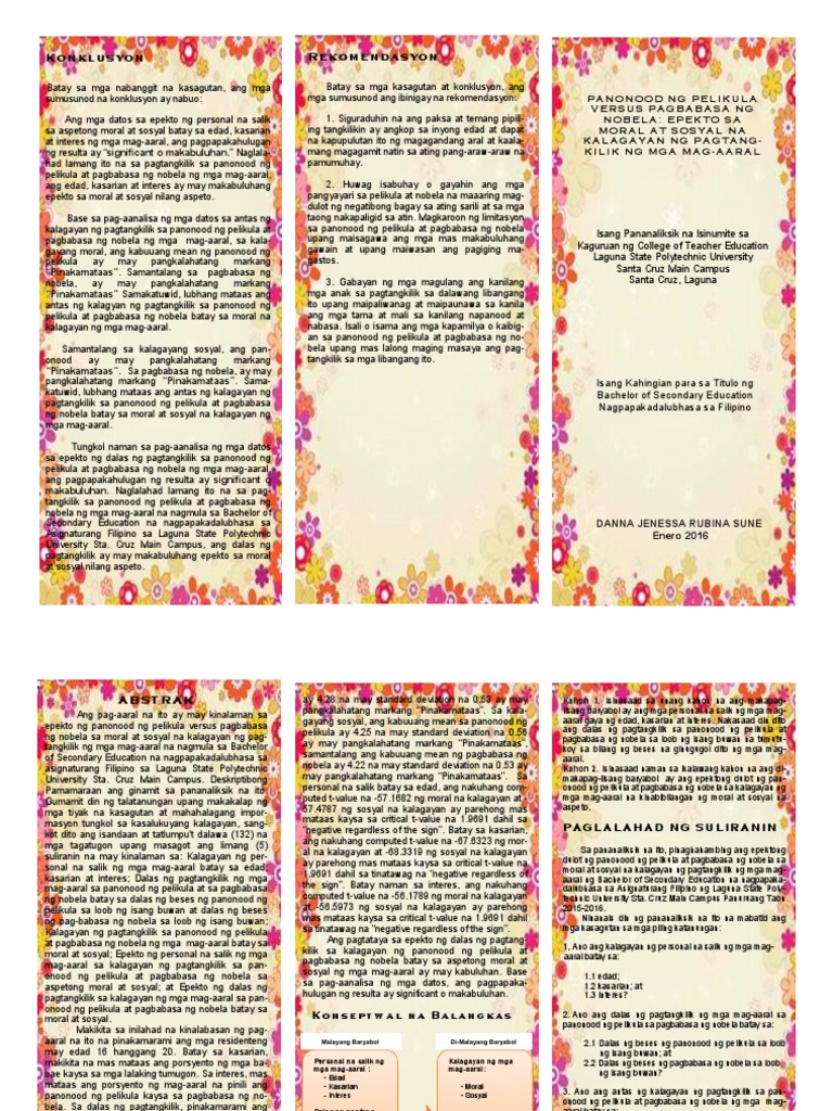 Thesis Brochures | PDF