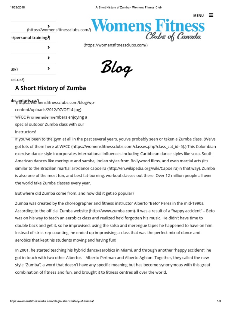 The Origins and Rise of Zumba: A Brief History of How This Popular ...