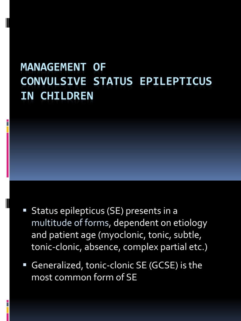 EMD2 - K9 - Status Epilepticus | PDF | Hypoxia (Medical) | Midazolam
