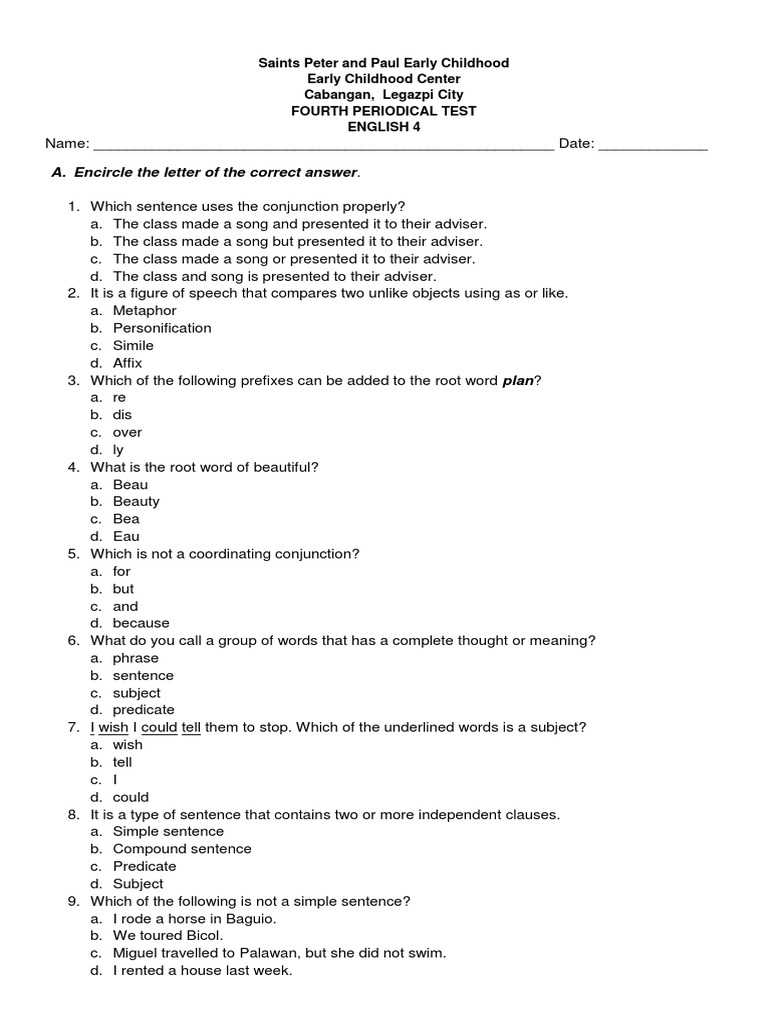 4th Quarter Test Grade 6 | PDF | Tropical Cyclones | Social Media