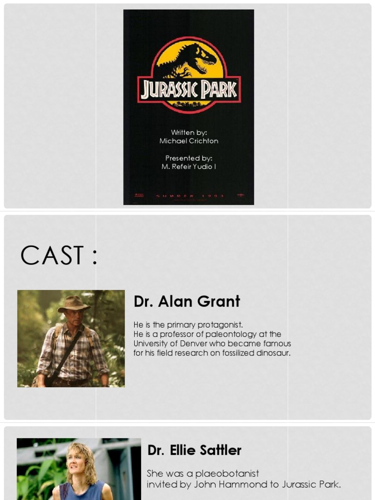 Jurassic Park Summary | PDF | Young Adult