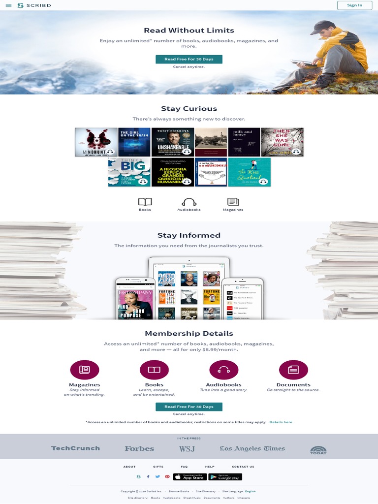 Scribd - Read Books, Audiobooks, and More | PDF