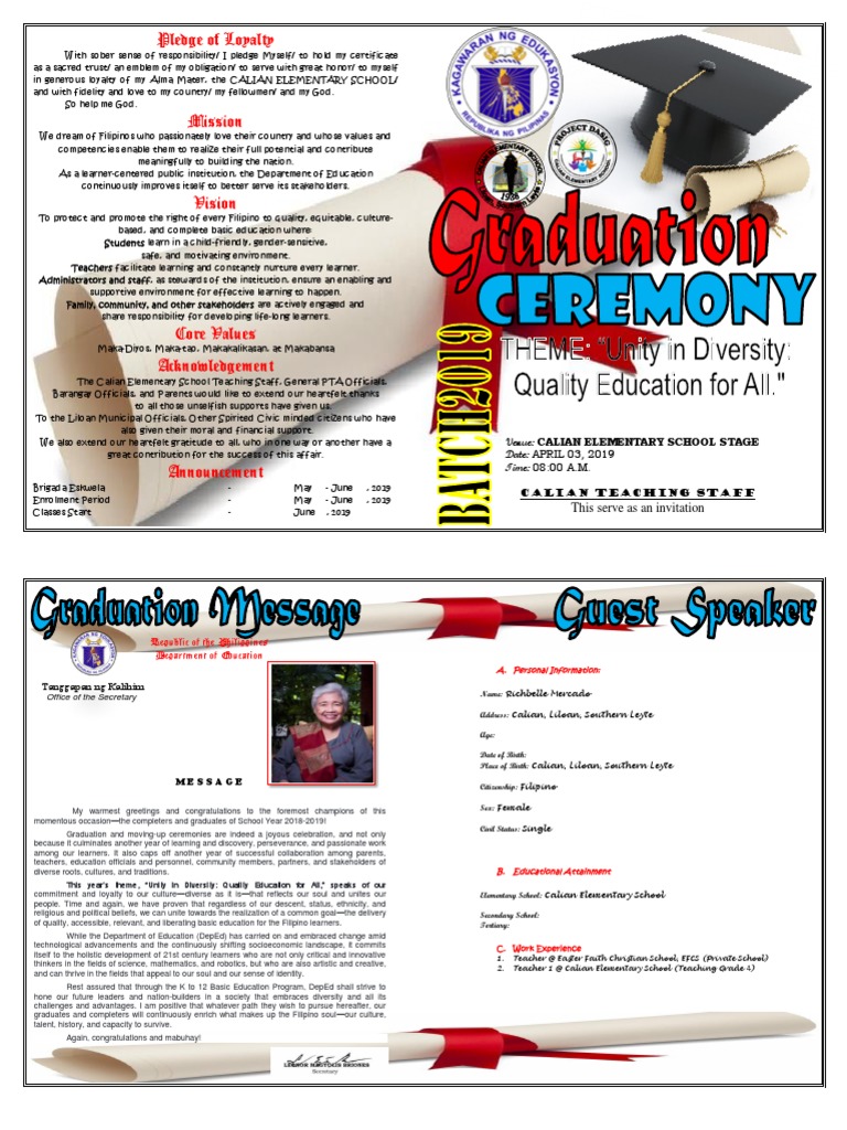 Pledge of Loyalty: This Serve As An Invitation | PDF | Learning ...